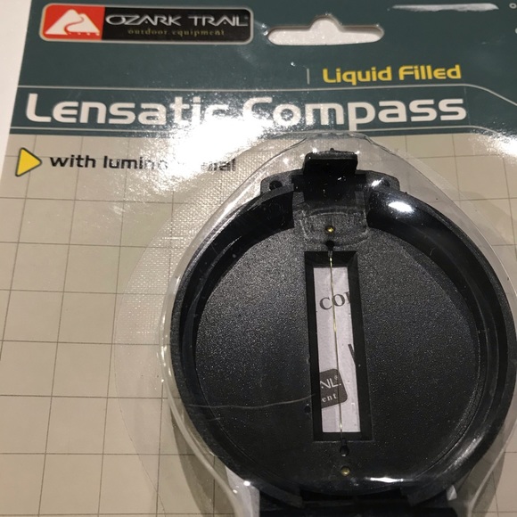 Ozark Trail | Other | Lensatic Compass Liquid Filled Luminous Dial Nip ...